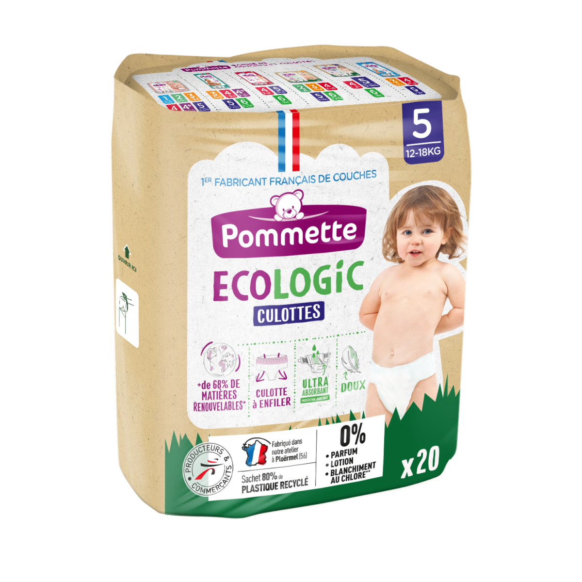 Couches Ecologic Pommette - Couches bébé écologiques